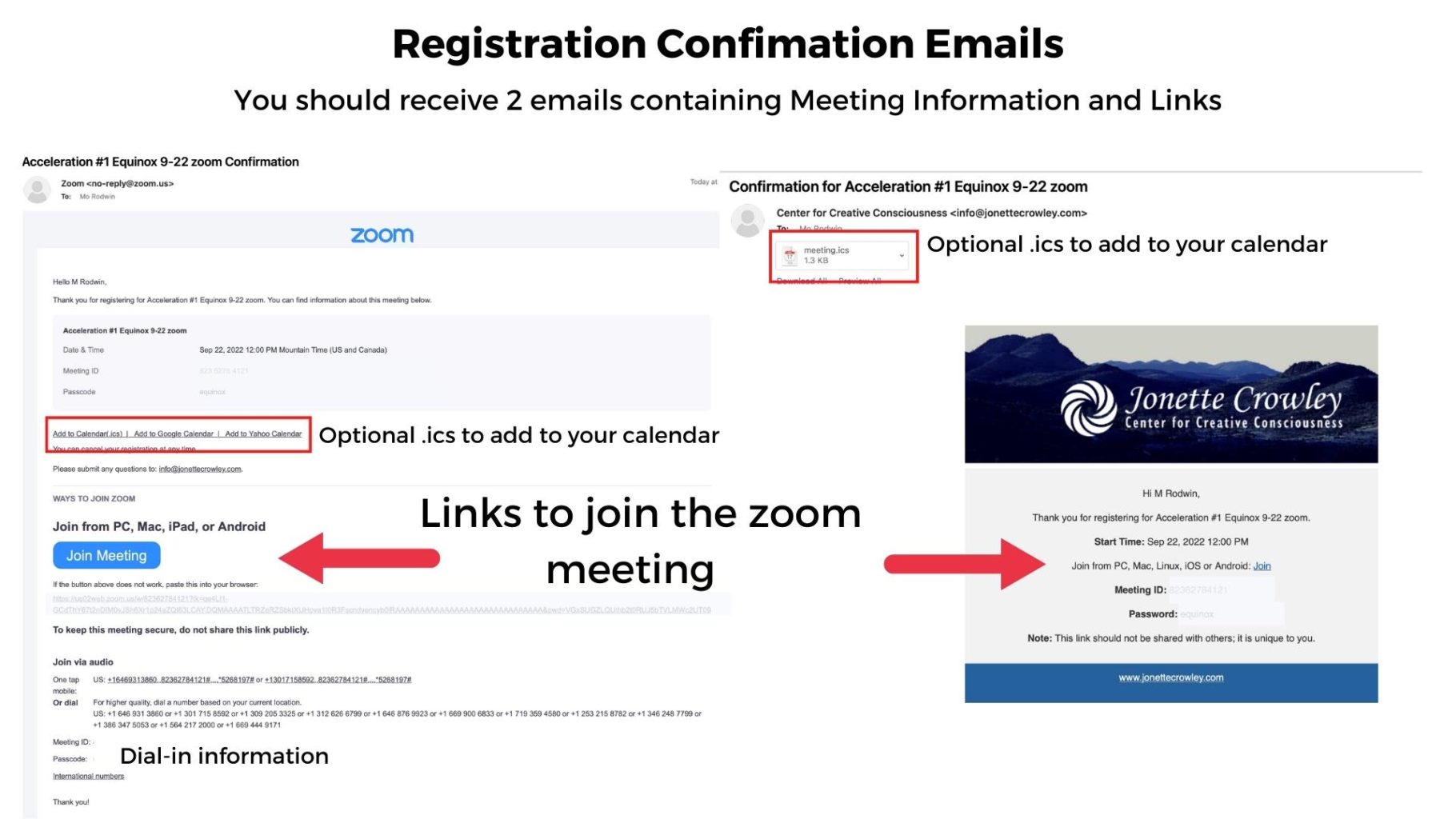 How to Register with Zoom - Center for Creative Consciousness How to Register with Zoom - Center for Creative Consciousness